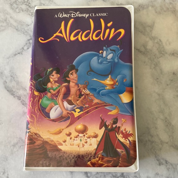 Disney | Other | Disney Aladdin Vhs Tape Black Diamond Collection ...
